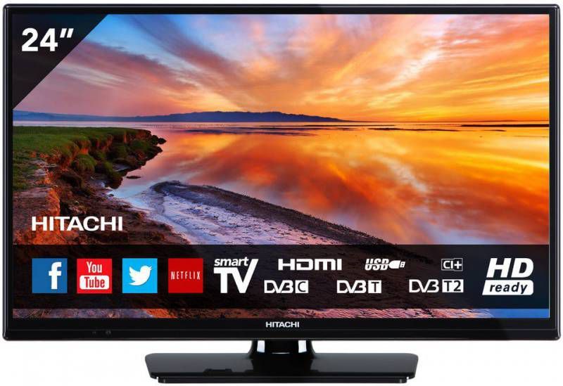 Hitachi 24HB4T65 TV HD-Ready 24 inch LED smart met ingebouwde wifi ...